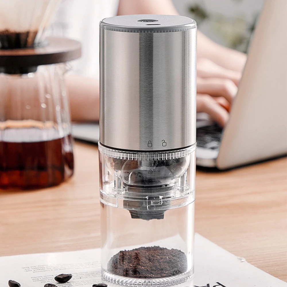 Electric-Coffee-Grinder-Automatic-Coffee-Beans-Mill-Conical-Burr ...
