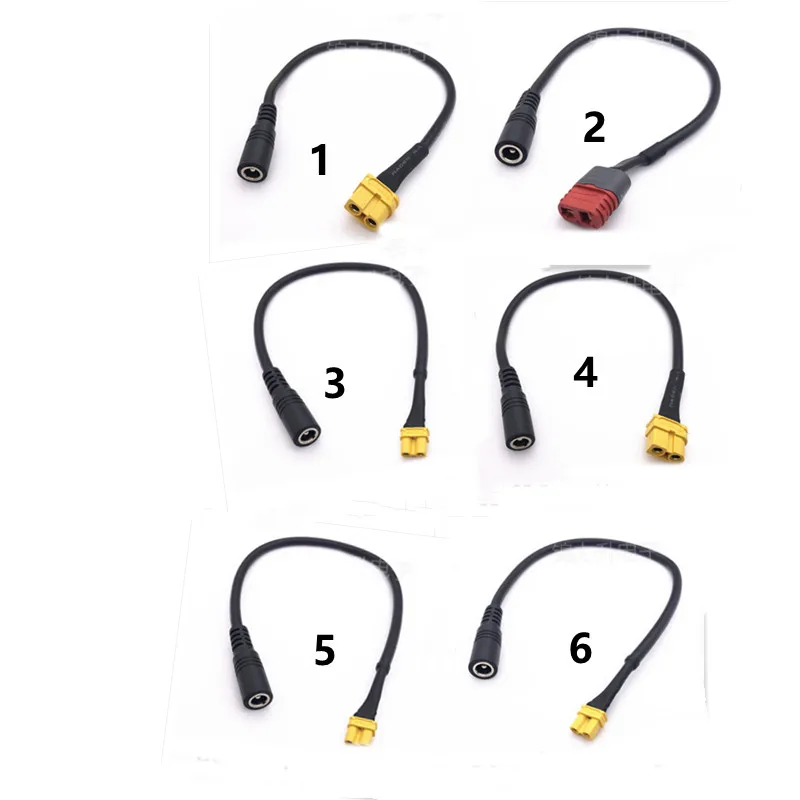 XT60 XT-60 XT30 XT-30 Female to Female DC5.5*2.1MM /2.5MM Jack Power Adapter Cable for FPV ...