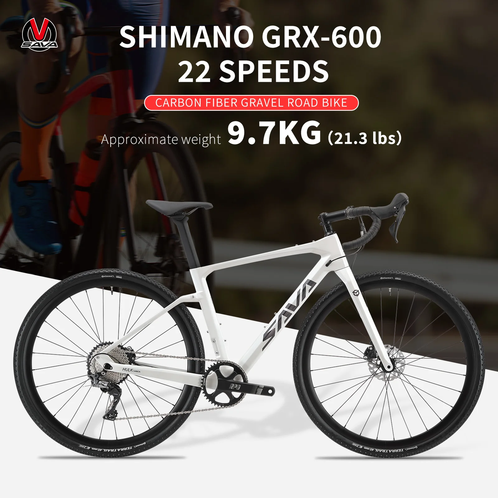 SAVA-NEW-carbon-fiber-gravel-road-bike-with-SHIMAN0-GRX-600-22-speed ...