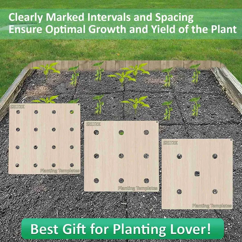 Wooden-Planting-Set-Square-Foot-Gardening-Tools-Seed-Planting-Template ...