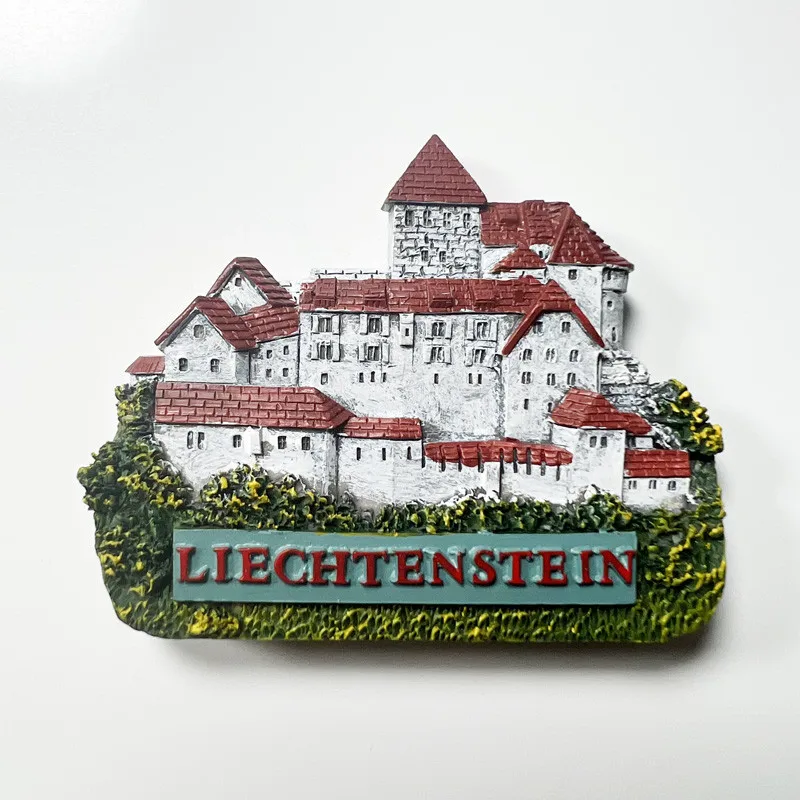 Principality of Liechtenstein Fridge Magnets Vaduz Castle Travelling ...