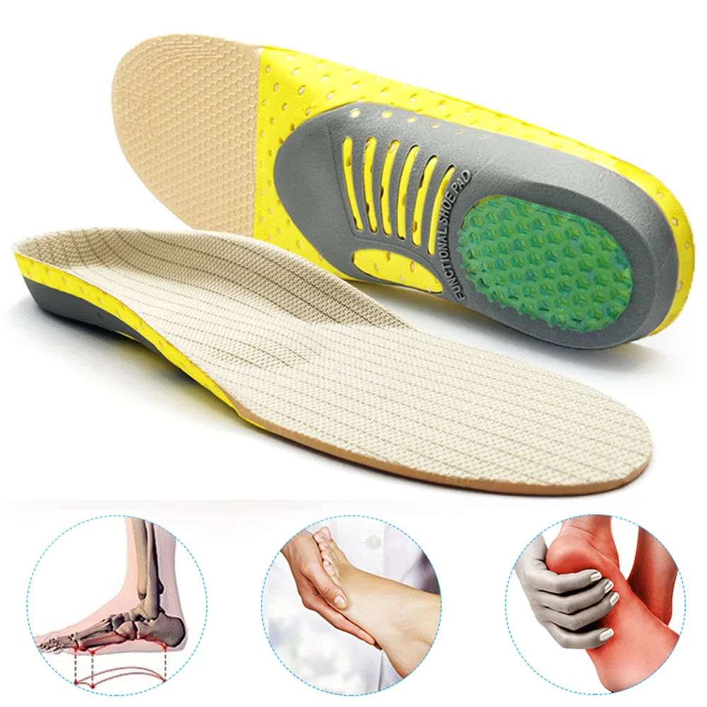 Premium-Orthotic-Gel-Insoles-Orthopedic-Flat-Foot-Health-Sole-Pad-For ...