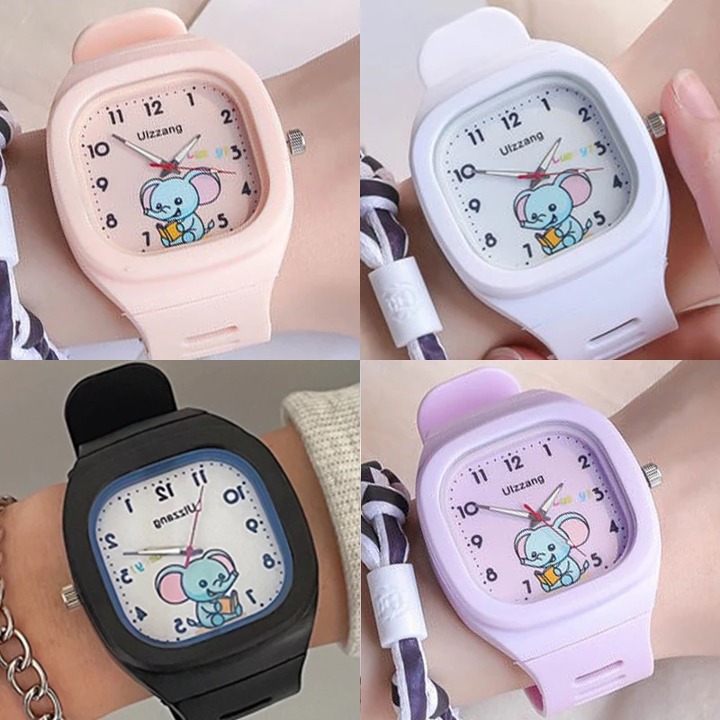 Silicone-Candy-Color-Student-Watch-Cartoon-Women-Men-Digital-Watch ...