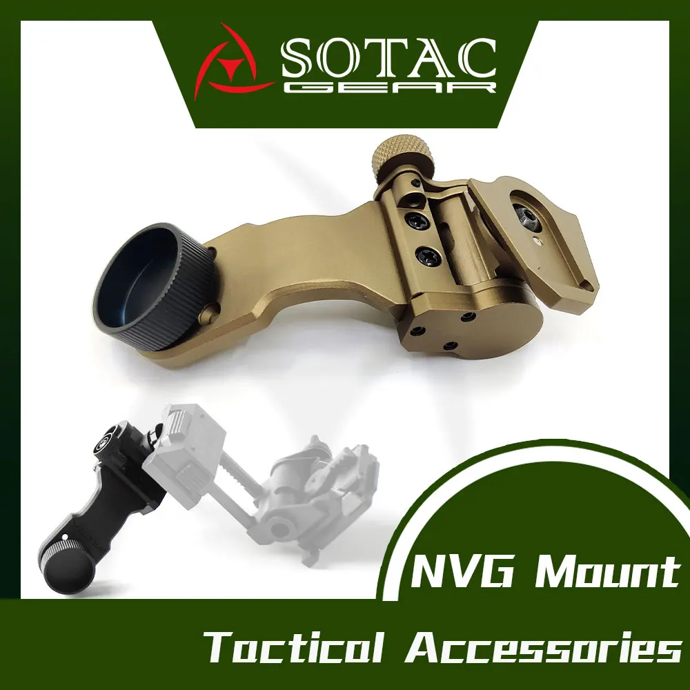 SOTAC-Tactical-Metal-JArm-NVG-Mount-Helmet-Bracket-Adapter-PVS14-Night ...