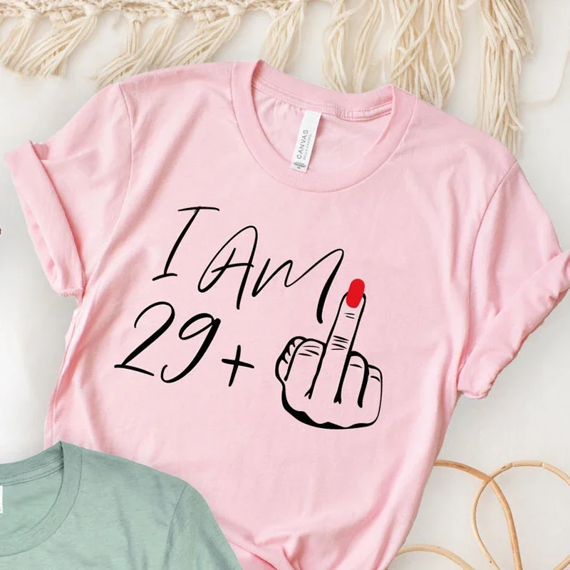 Camiseta-de-fiesta-de-cumplea-os-para-mujer-Camiseta-con-estampado-de-I ...