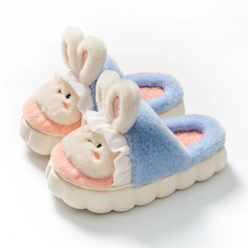 New-thick-soled-cotton-slippers-for-women-s-home-plush-and-warm-cute ...