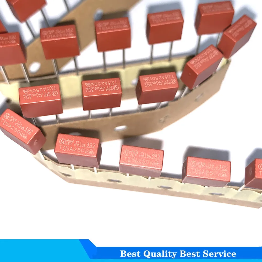 50PCS-392-Square-Fuse-T2A-Red-Square-Insurance-T1-6A-Slow-Break-250v ...