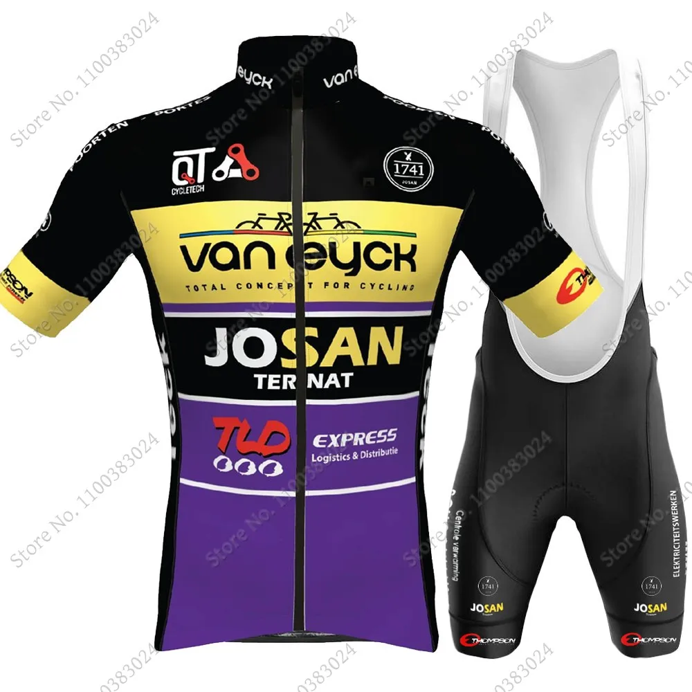 Wielerteam-Van-Eyck-Sport-Josan-2023-Cycling-Jersey-Set-Clothing-Mens ...