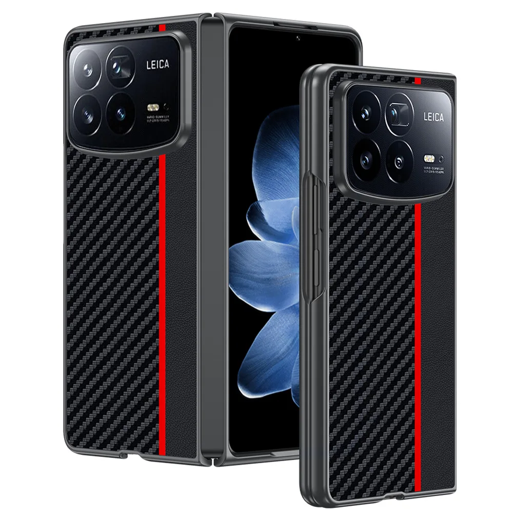 For-Xiaomi-Mix-Fold-4-Anti-Shock-Carbon-Fiber-Rugger-Armor-Case-Hard ...