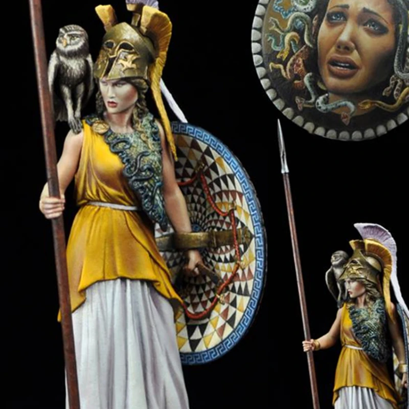 1-24-Scale-75mm-Ancient-Greek-Goddess-Athena-Assembled-Model-Kit ...