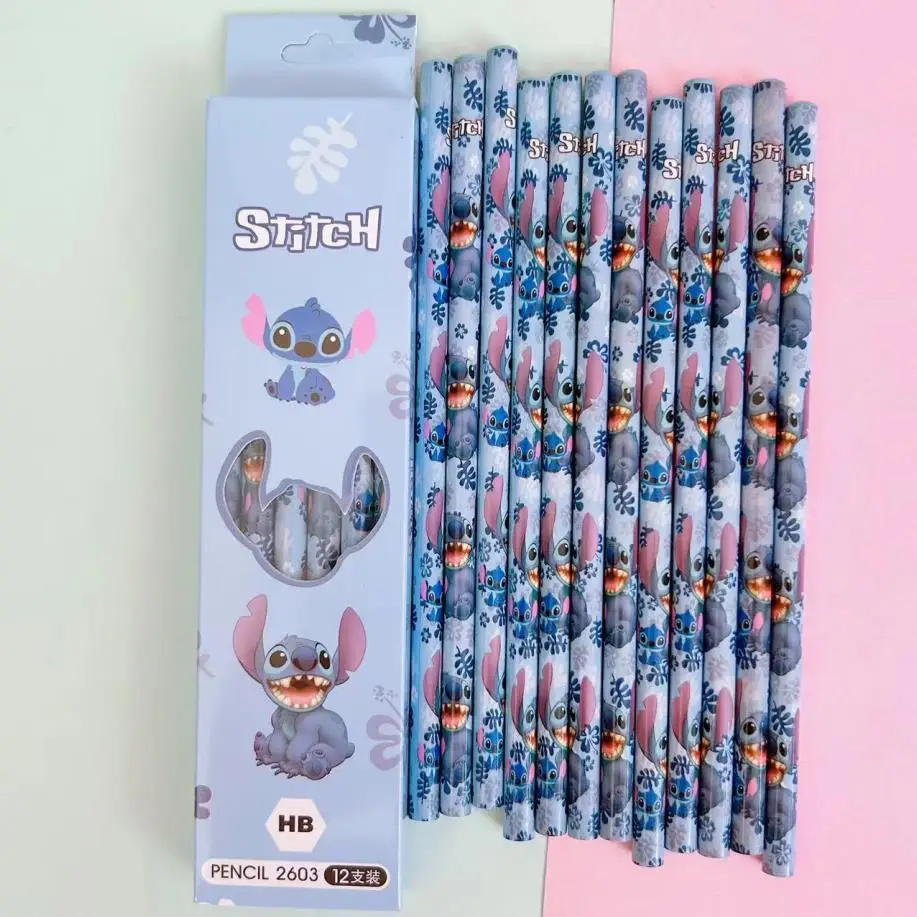 Disney-Stitch-l-piz-de-dibujos-animados-HB-para-ni-os-art-culos-de ...