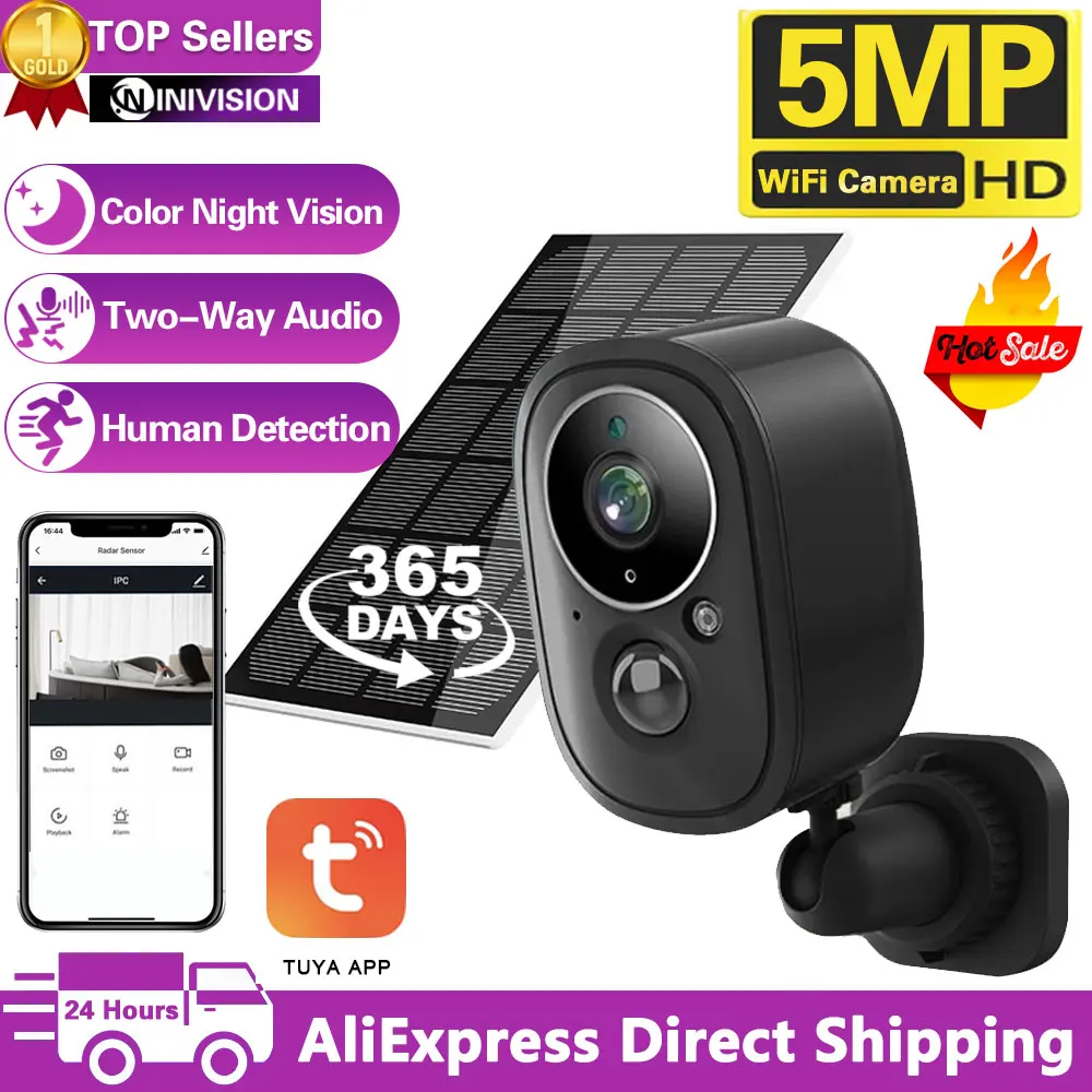 5MP-Black-Tuya-Wireless-Low-Power-Battery-PIR-External-Surveillance-IP ...