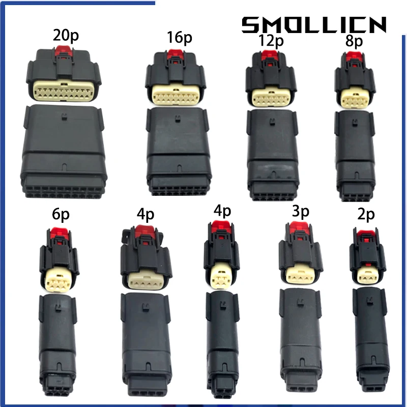Molex 2 3 4 6 8 12 16 20 Pin Auto Wasserdichten Stecker Schwanz Lampe ...