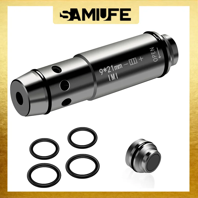 Tactical-Laser-Training-Bullet-9-21mm-Bore-Sight-Gray-Shell-Red-Dot ...