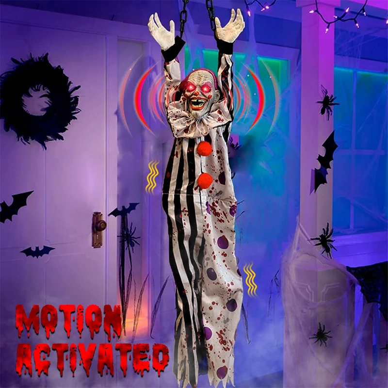 Light-Up-Halloween-Animatronics-Hanging-Decor-Luminous-Screaming-Horror ...