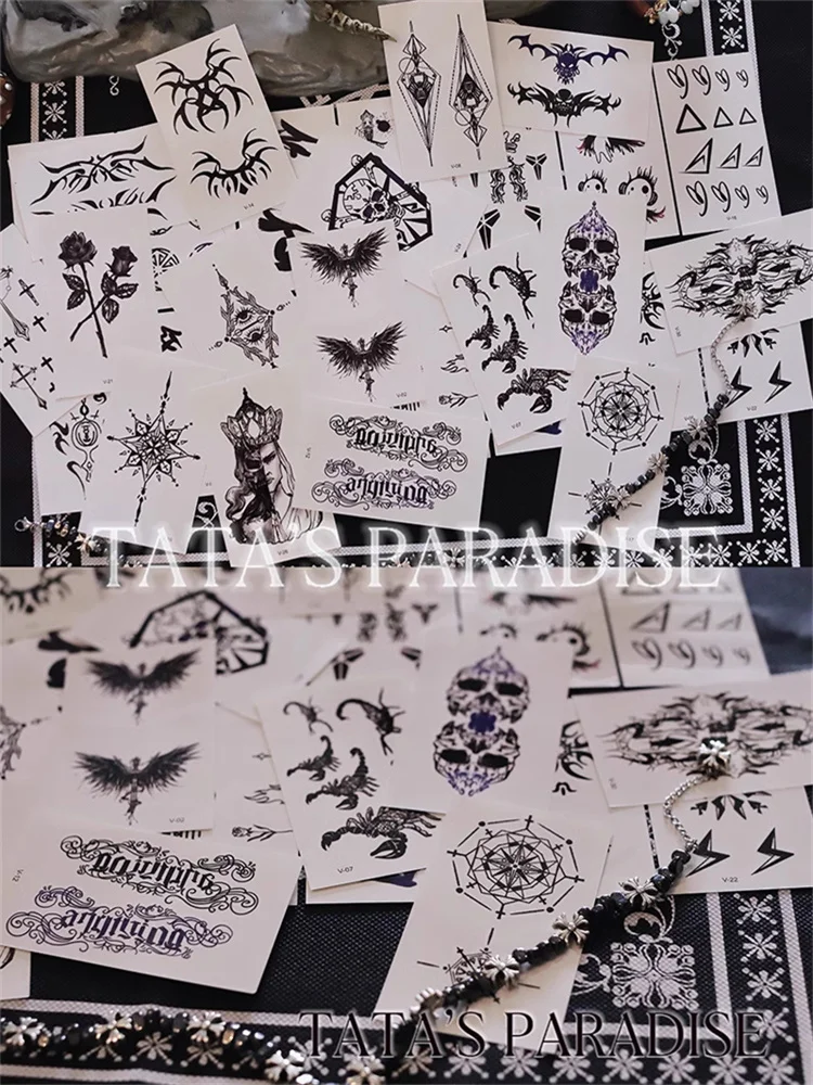 BJD-Doll-Accessories-for-1-3-1-4-1-6-Dolls-Fashion-Black-Tattoo ...