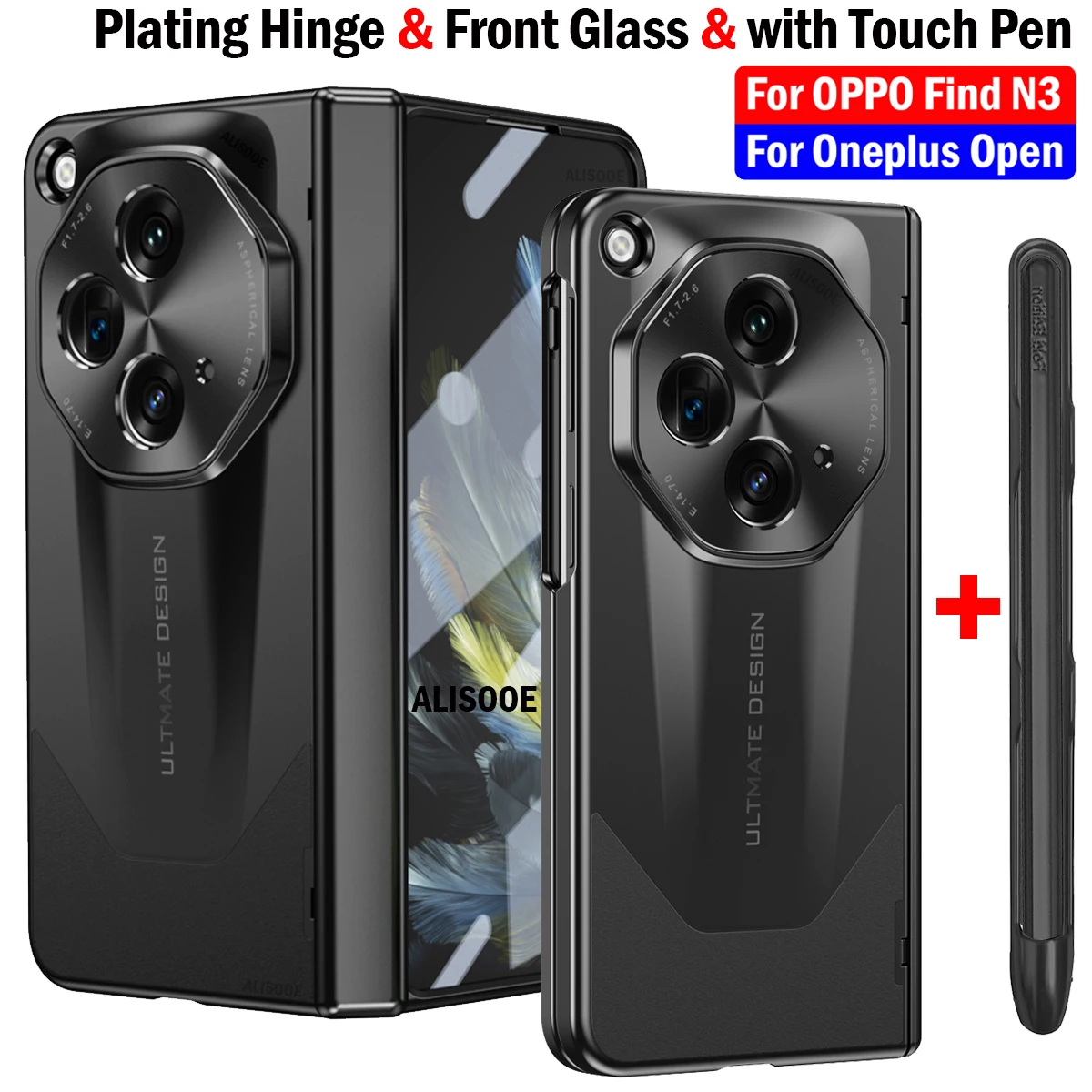 Touch-Pen-Capa-for-OPPO-Find-N3-Oneplus-Open-5G-Hinge-Case-Plating ...
