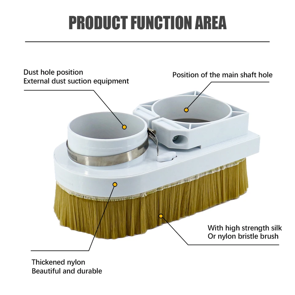 CNC Dust Cover Woideklu CNC Router Dust Brush Cover | 70mm X 2m Nylon ...