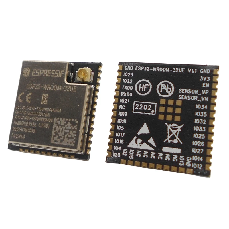 ESP32-WROOM-32UE-ESP32-D0WD-V3-4MB-16MB-ESP32-module-Dual-core-Wi-Fi ...