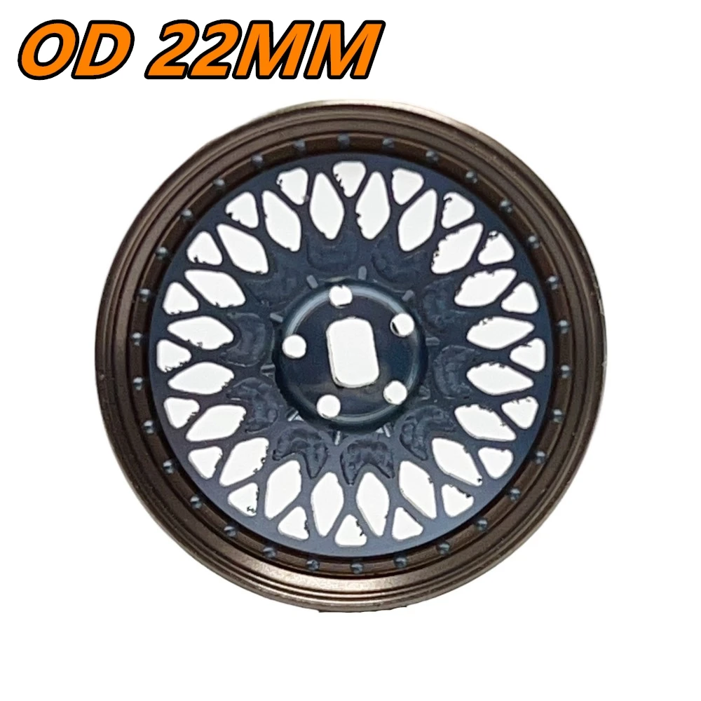1/24 1/28 MINI-Z AWD BBS CNC Metal Wheel 4PCS Two-color Copper Titanium ...