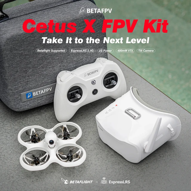 BETAFPV Cetus X FPV Kit Drones Lightweight Brushless FPV Quadcopter Indoor Racing RC Helicopter ...