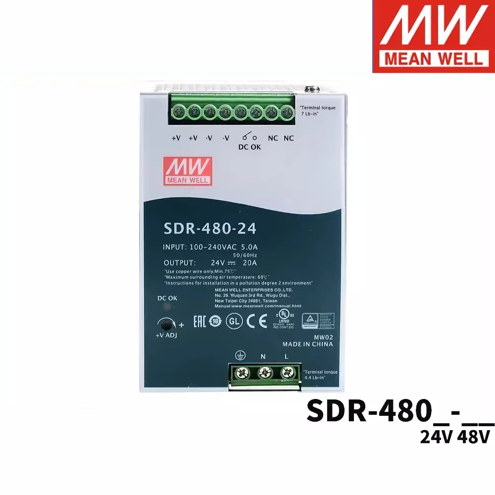 MEAN-WELL-SDR-480-series-SDR-480-24-SDR-480-48-mean-well-480W-Single ...
