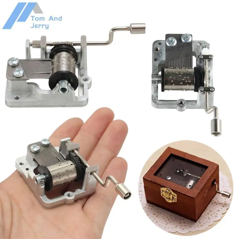 Mini-Hand-Cranking-Music-Movement-DIY-Movement-Play-Set-Mechanical ...