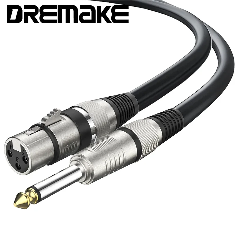 Microphone-Cable-Jack-6-35mm-TS-1-4-Male-To-XLR-Female-Microphone-Audio ...