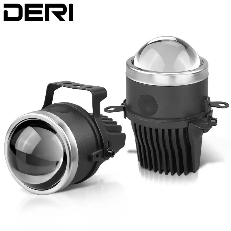 3 Inch Fog Lamp Bi LED Driving Safty Light Projector Lens High Low Beam ...