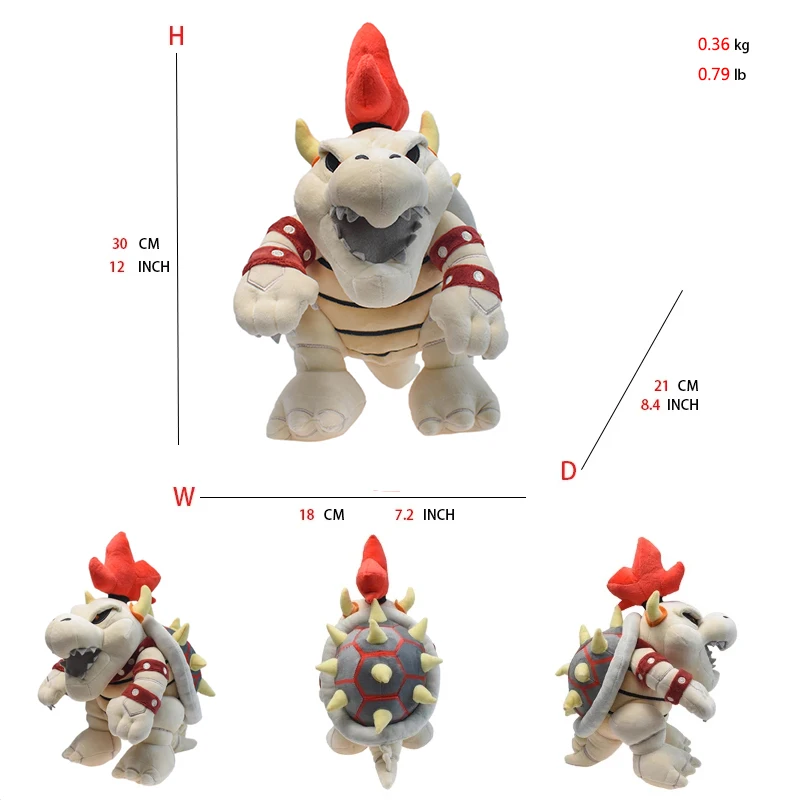 Juguetes de peluche de Bowser Mario King K.Rool Meowser Juguetes de ...