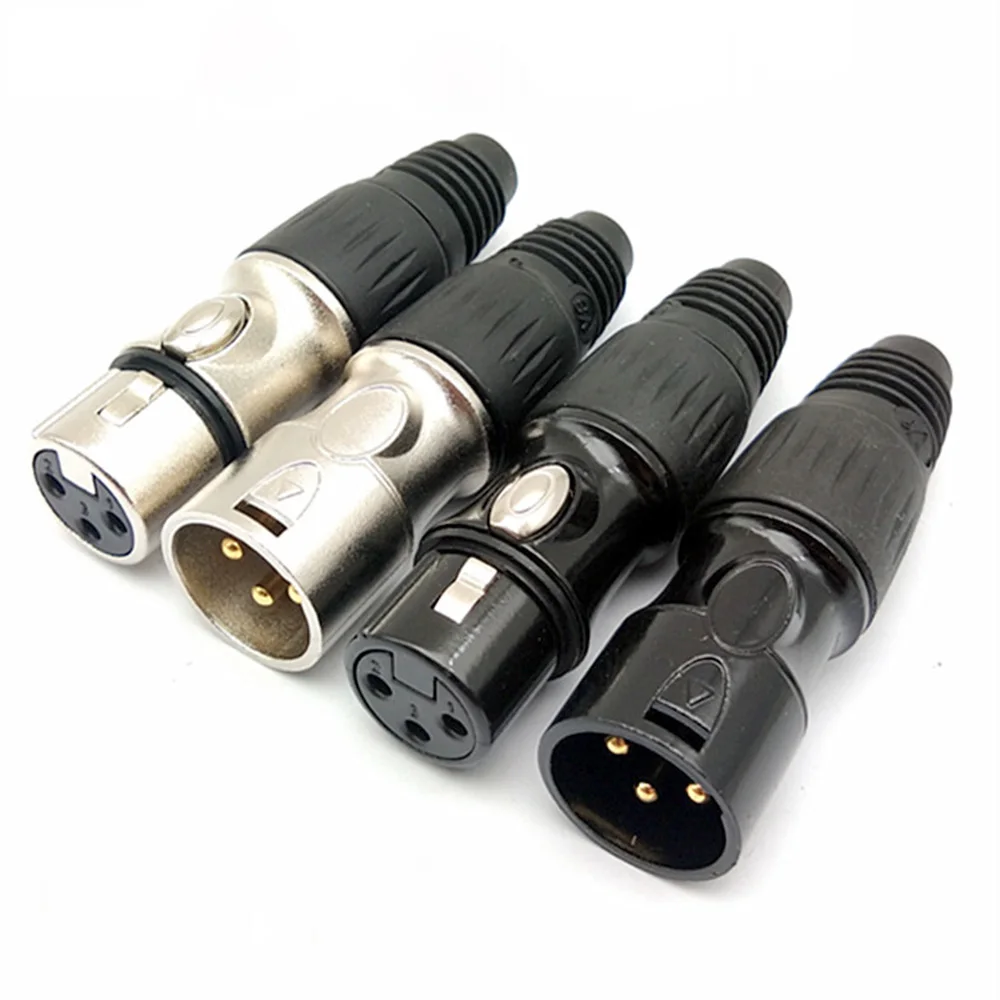 Audio Plug Connector | Xlr Female Diy | Xlr Connector | Mixer - 1pc New Cannon Male Female ...