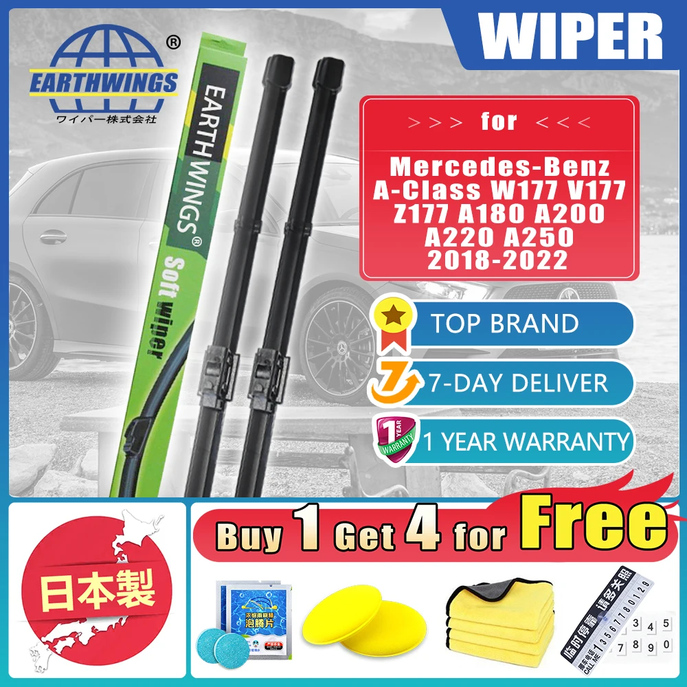 Front-Wiper-Blades-Brushes-For-Mercedes-Benz-A-Class-W177-V177-Z177 ...