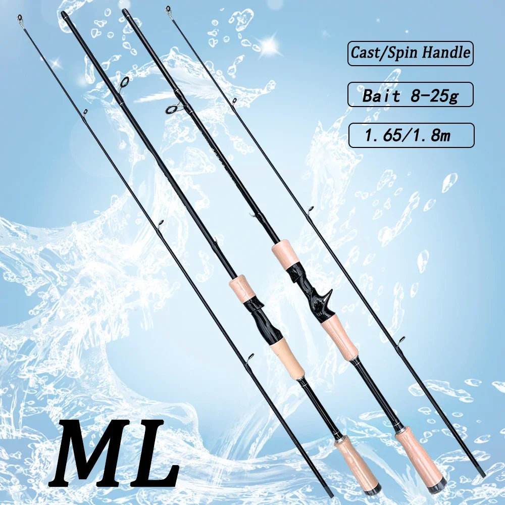 ML-Action-Fishing-Rod-2-Section-Lure-8-25g-Spinning-Casting-Fishing-Rod ...