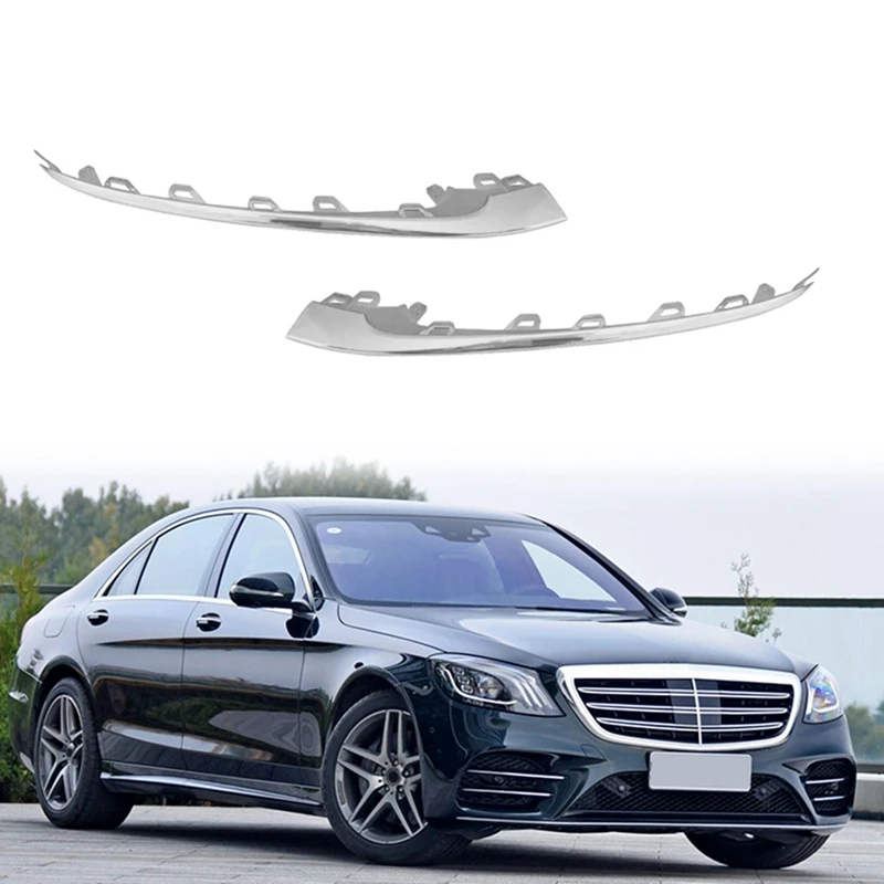 2228857800-Car-Front-Bumper-Right-Side-Chrome-Trim-Strip-Accessories ...