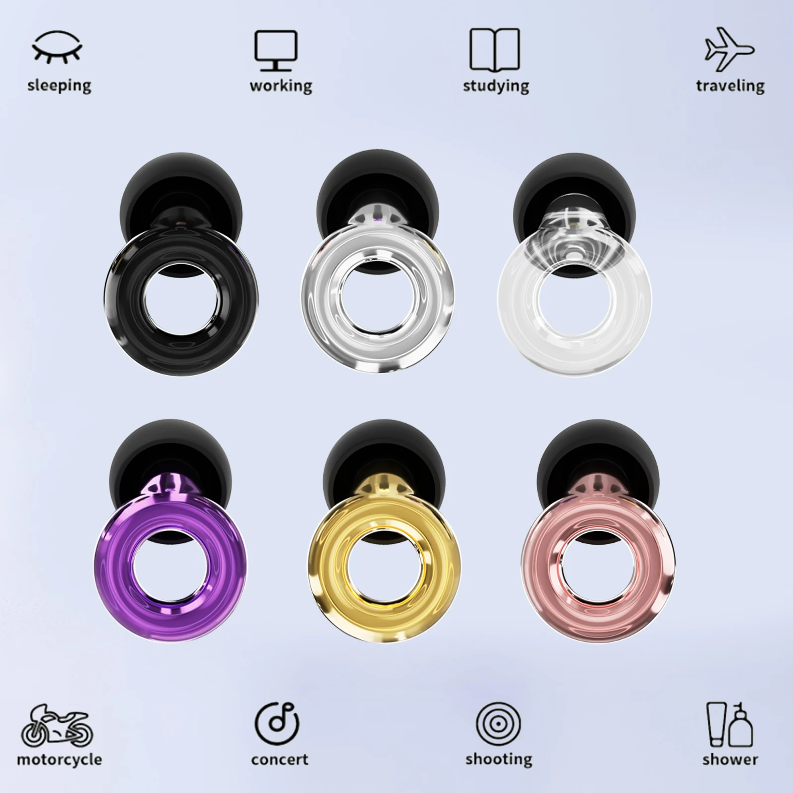 Loop Quiet Ear Plugs for Noise Reduction for Sleeping Silicone Ear ...