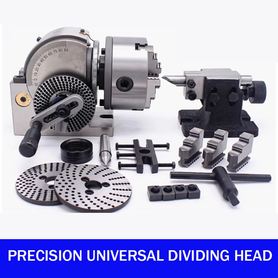 Milling machine dividing head BS-0-5 inch 6 inch 8 inch precision fast ...