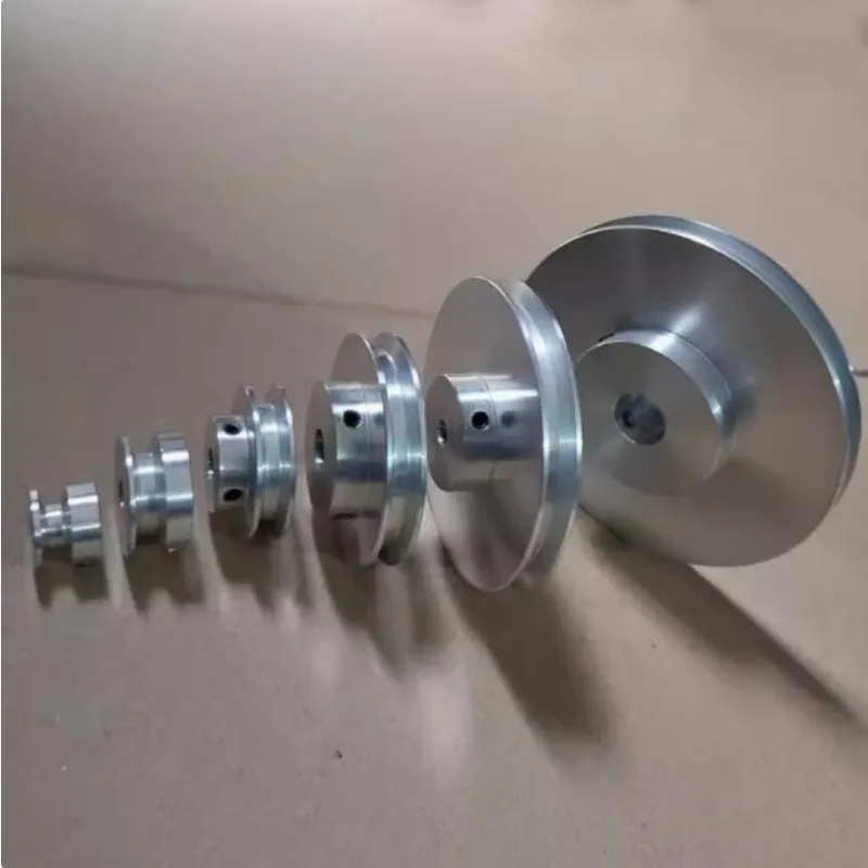 Aluminum-Alloy-Single-Groove-Pulley-Spindle-Motor-Pulley-Model ...