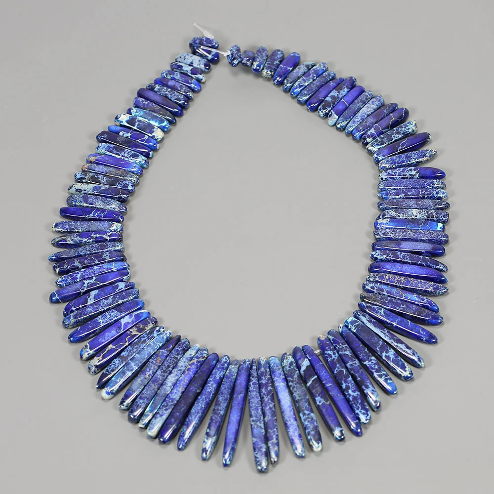 APDGG Lapis Blue Sea Sediment Imperial Jasper Turquoise Point Top ...