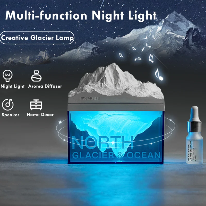 Multi-function Night Light With Aroma Diffuser And Wireless Speaker ...