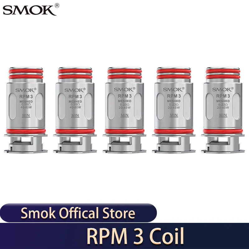 5pcs-pack-Original-SMOK-RPM-3-Mesh-Coil-Electronic-Cigarette-Vaporizer ...