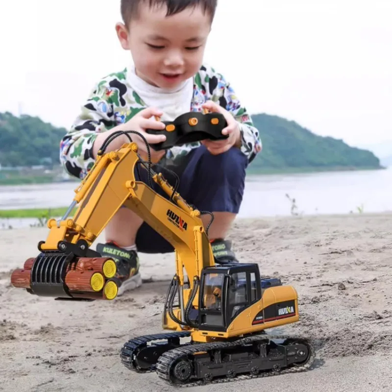 Huina-Model-Electric-Remote-Control-Engineering-Vehicle-Grabber ...
