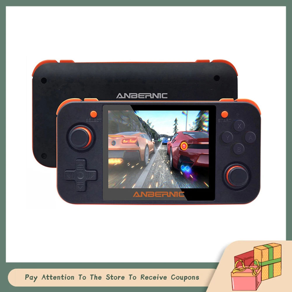 Rg350 retro console de jogos de vídeo handheld console de jogo 64 bit ...