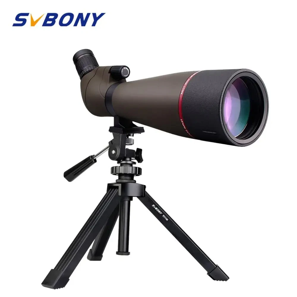 Svbony-Spotting-Scope-20-60X80-Zoom-Refractor-Telescope-Multi-Coated-Silver-Prism-Outdoor ...