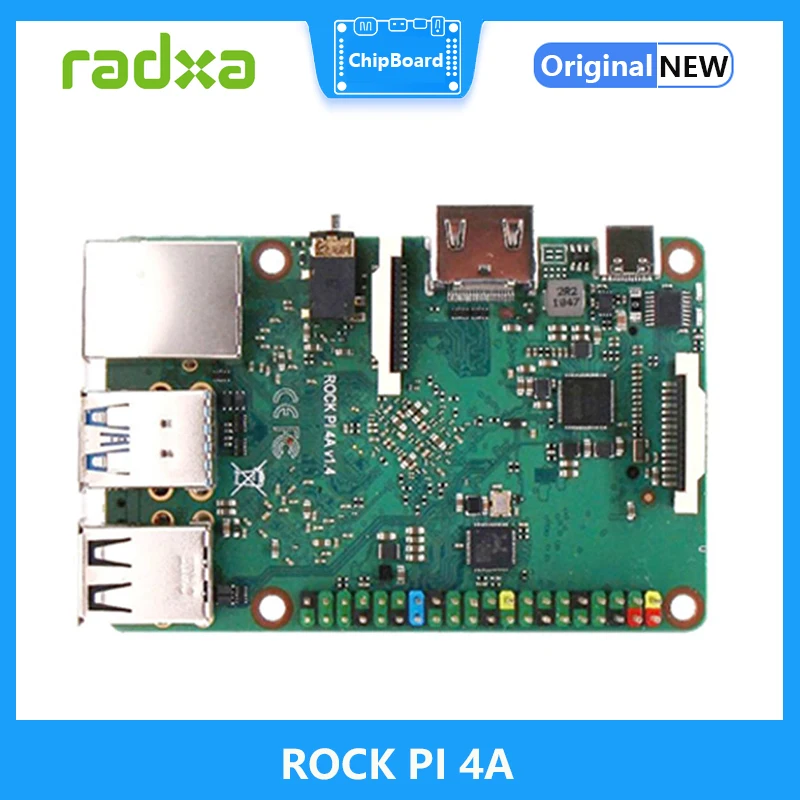 ROCK-PI-4A-V1-4-Rockchip-Board-High-speed-Version-OP1-Onboard-eMMC ...