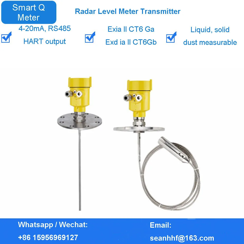 HART 26g radar level gauge level gauge sensor transmitter oil level ...