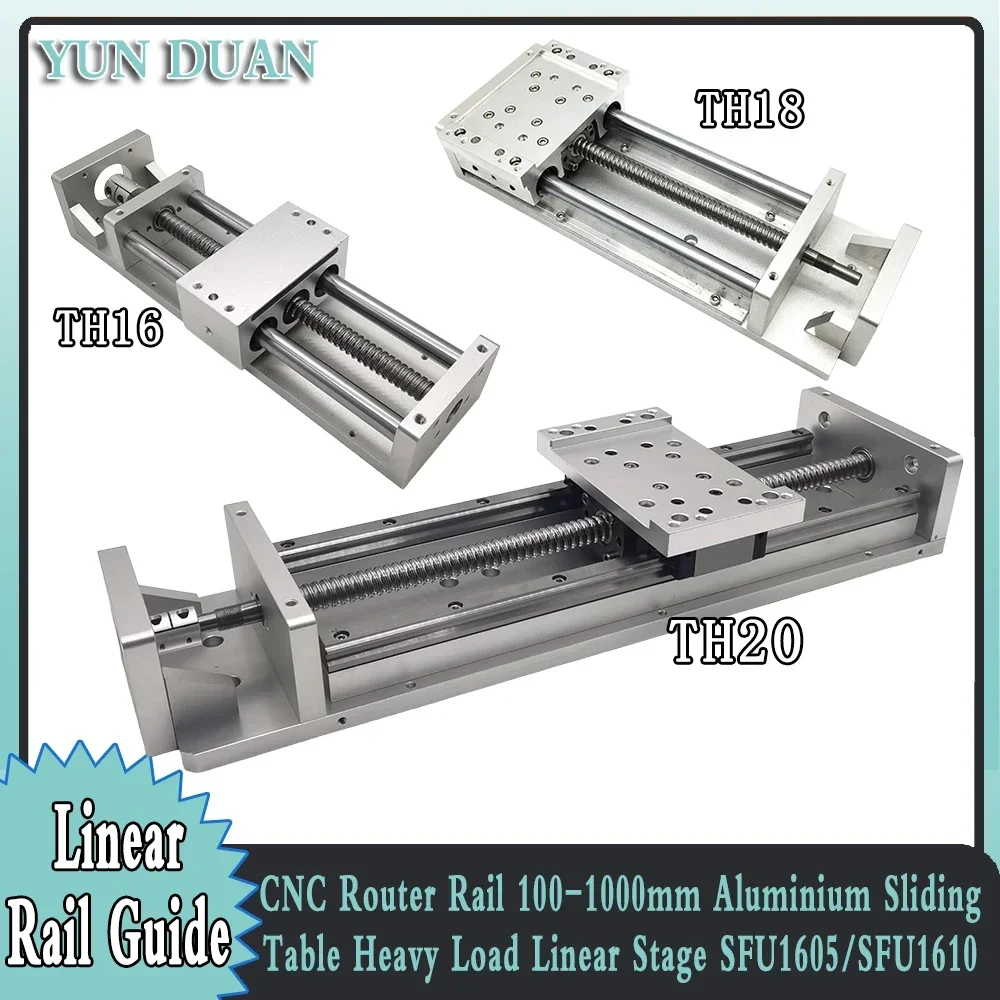 CNC Aluminum Linear Movement Module Platform Heavy Load Sliding Table ...
