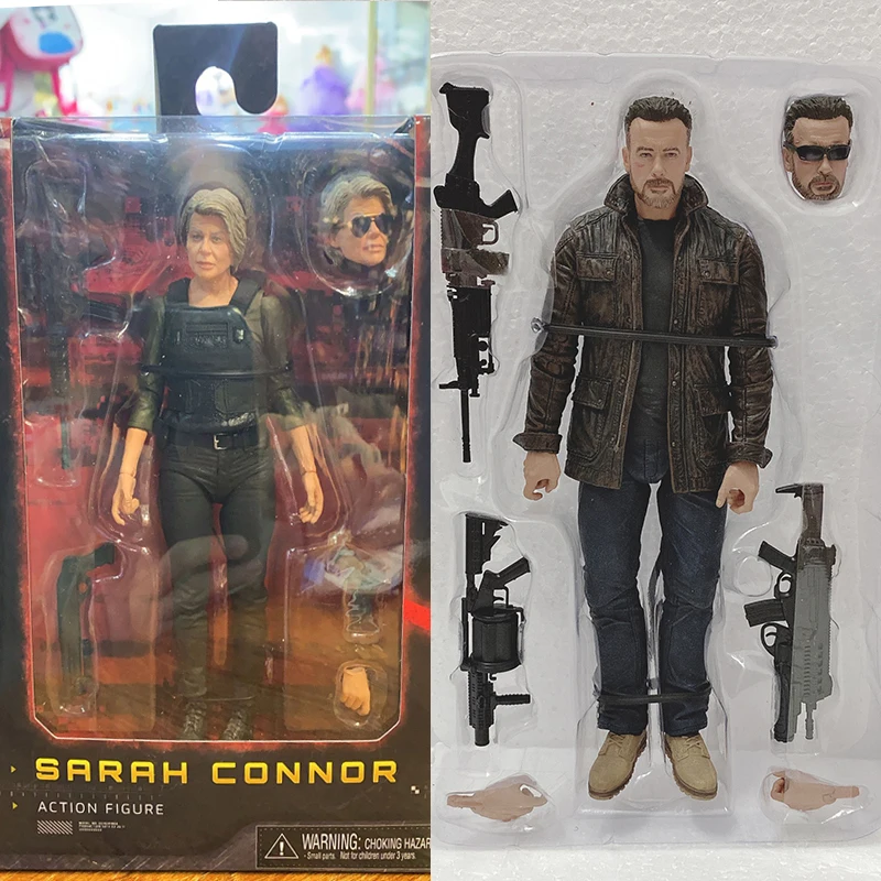 NECA-Terminator-Figure-Terminator-T-800-Dark-Fate-Sarah-Connor-Action ...