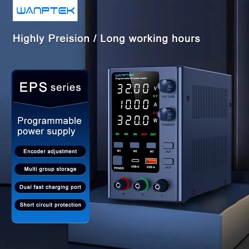 Wanptek-Laboratory-Power-Supply-Adjustable-30V-60V-120V-For-Phone ...