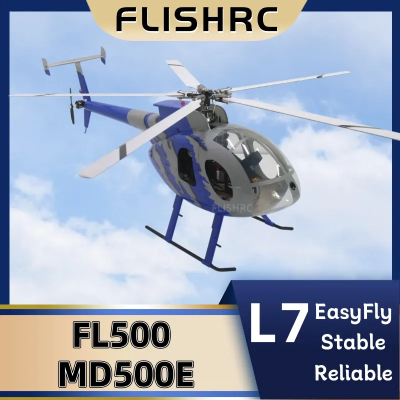 MD500E G-Jive 500 Size GPS RC Helicopter Scale 6CH with L7 Flight ...