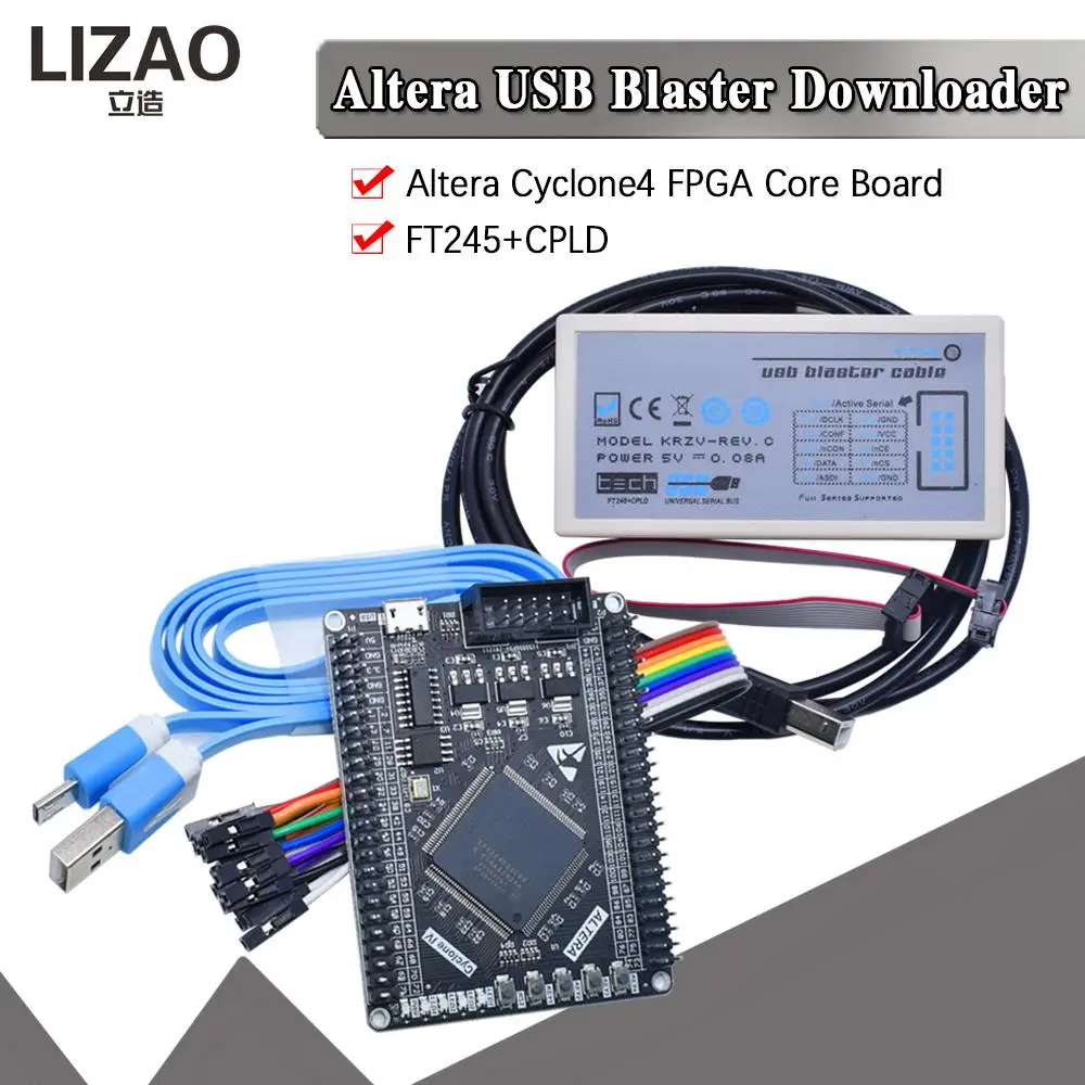FT245+CPLD USB Blaster Download Cable FPGA / CPLD Downloader Altera ...